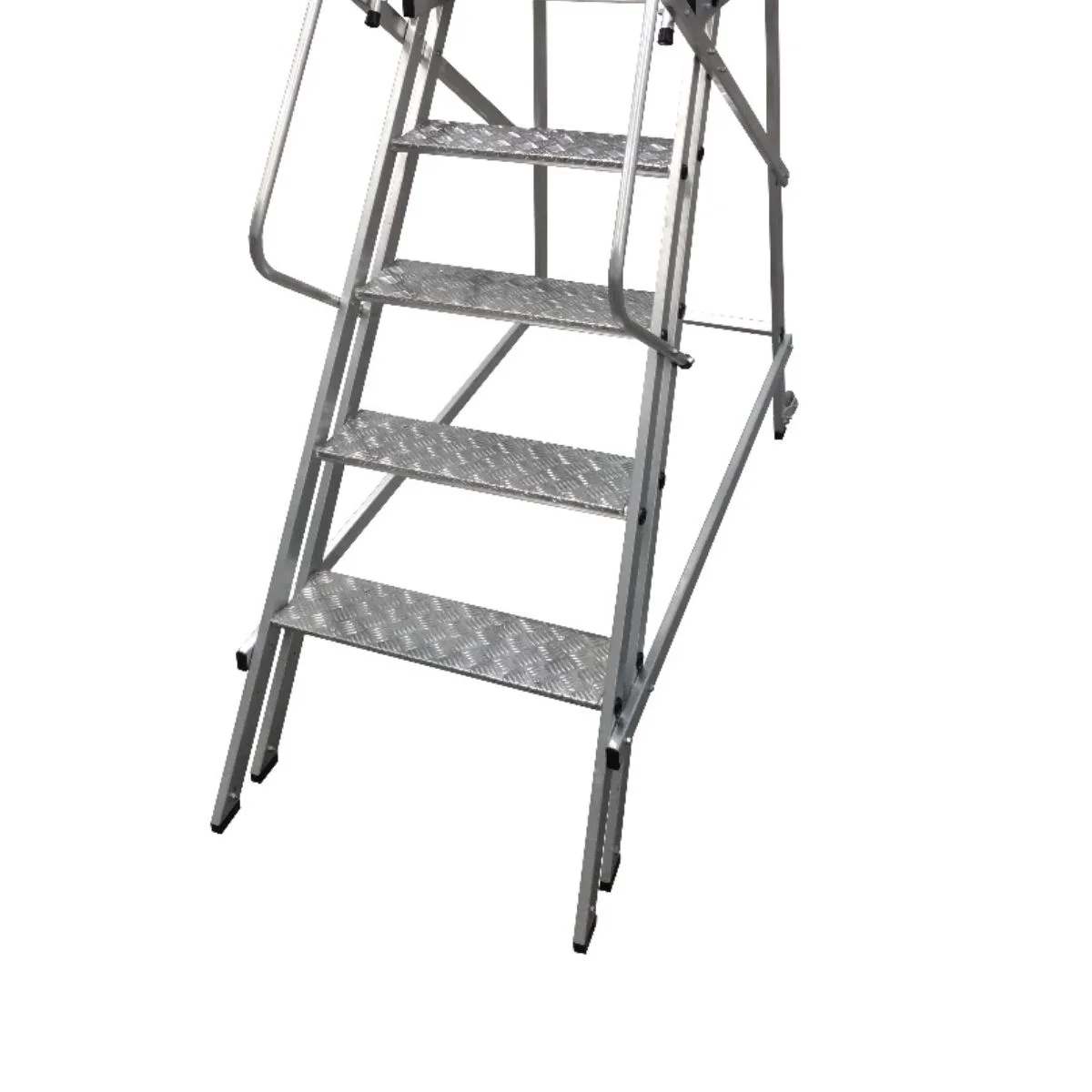 Escada De Aluminio - Plataforma - NR12 11- Degraus 3,00m - Escaleve